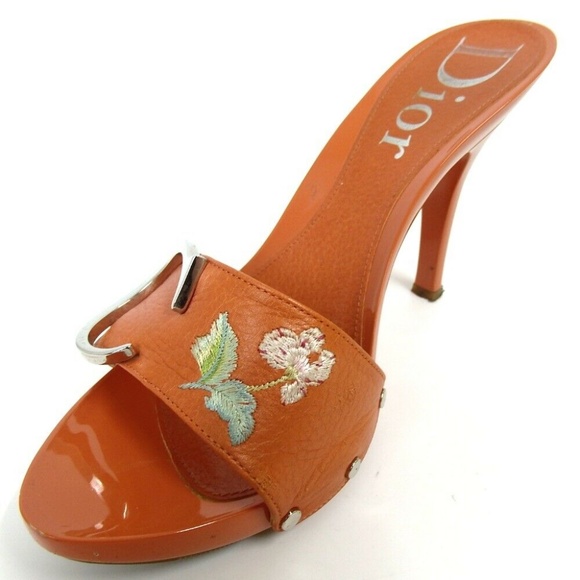 Dior | Shoes | Christian Dior Flower Embroidery | Poshmark